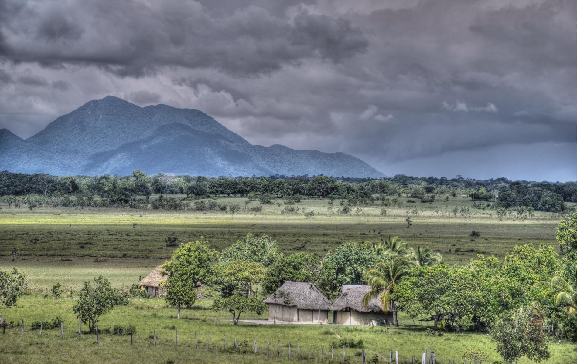The Rupununi savannahs, sprinkled with indigenous villages, pockets of ...