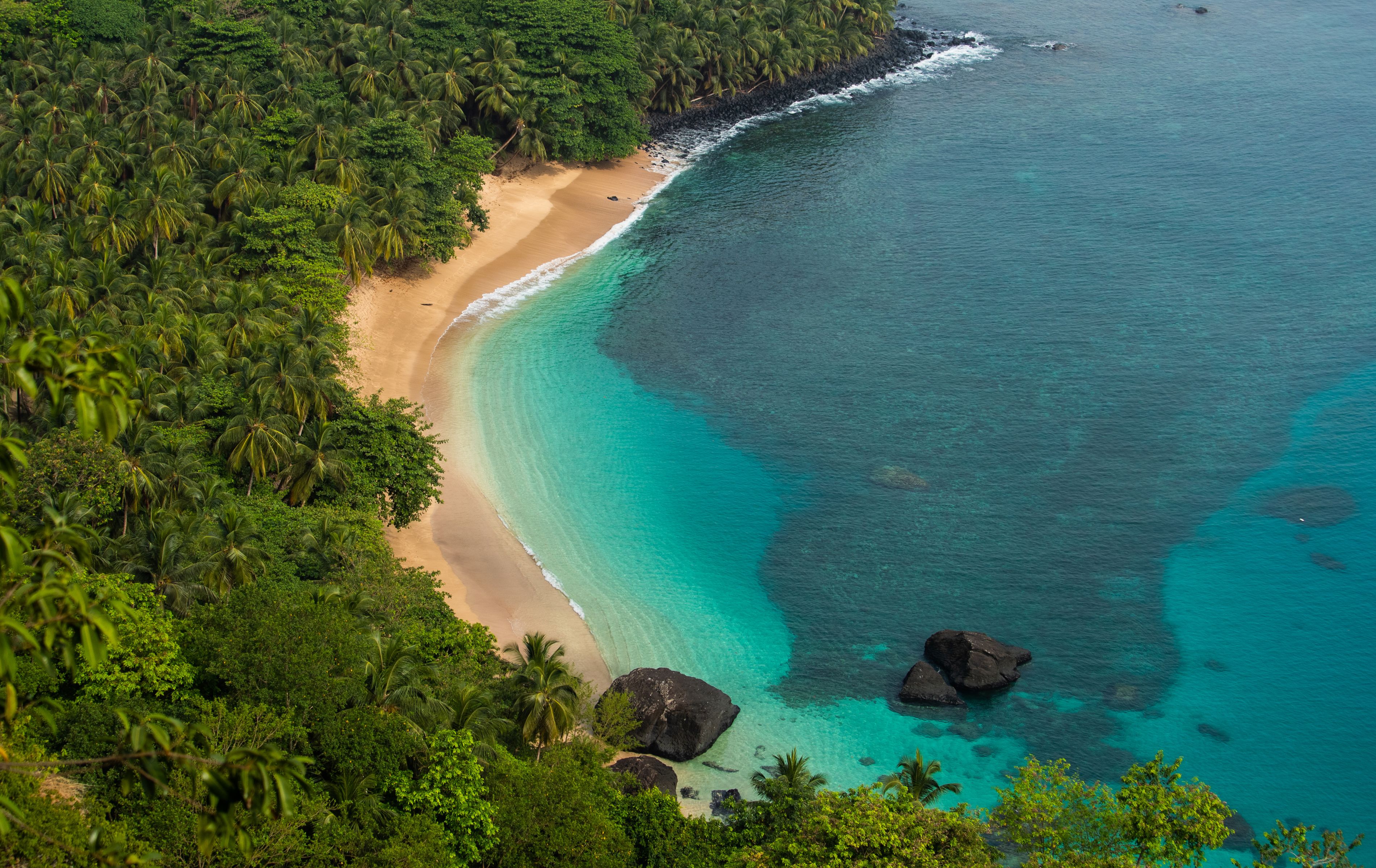 The Ocean Lapping One Of The World s Most Astounding Beaches Praia Banana 
