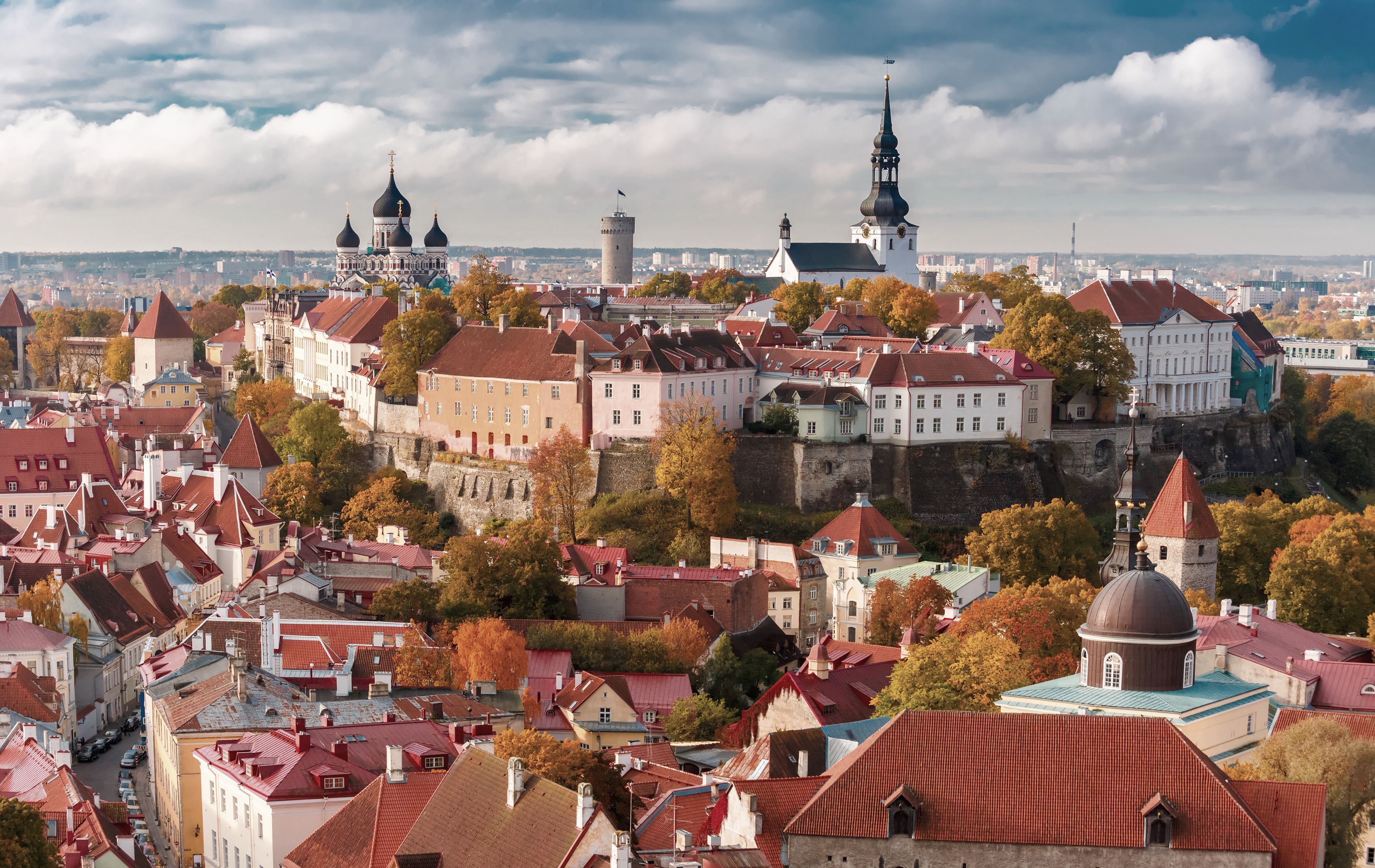 Tallinn’s charming, photogenic medieval Old Town